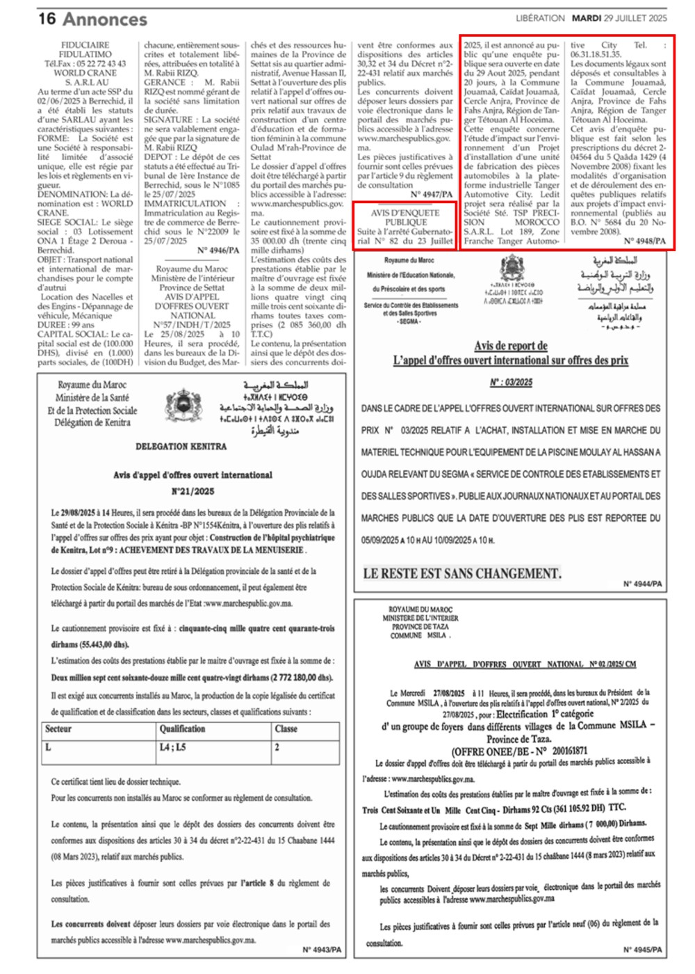 TSP Morocco Launches Environmental Impact Study in Tangier to Drive ...